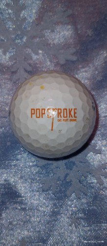 Pop Stroke Eat Putt Drink Collectible LOGO Golf Ball TaylorMade Soft ...