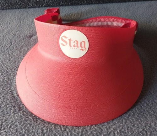 Vintage STAG BEER Hard Plastic Visor Hat Cap by Huffer - Made in USA ...