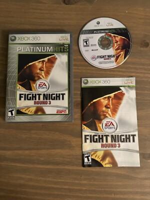 Fight Night Round 3 Microsoft Xbox 360, 2006 Complete Game CIB Tested ...
