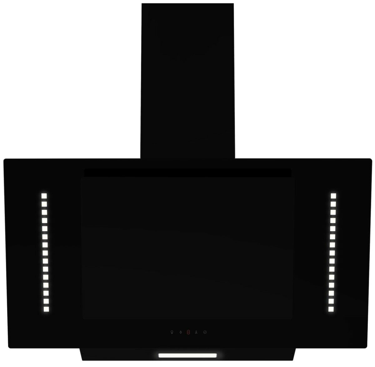 Apelson UBARUNW7 70cm Arc Led Angled Glass Cooker Hood Extractor White ...