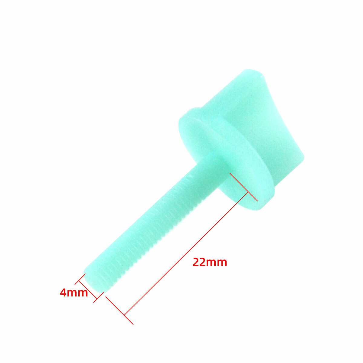 10pcs Nylon Plastic Bolt Hand Thumb Screws M4 M5 M6mm for RC Airplane ...