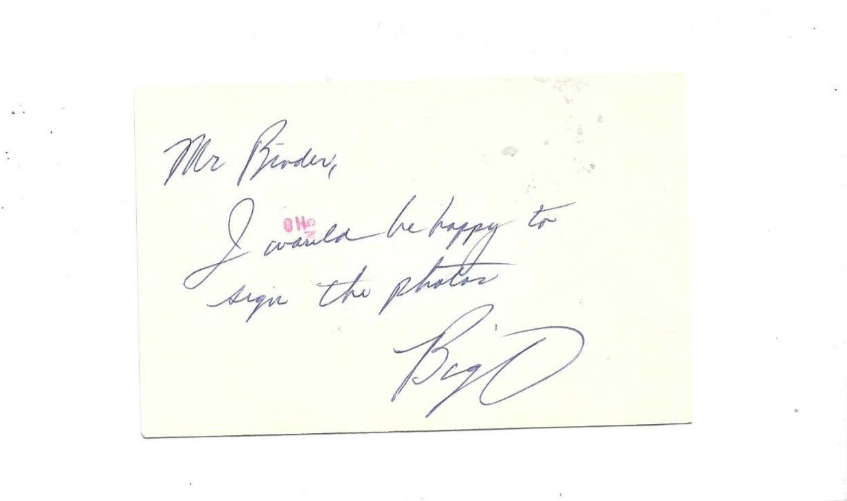 Oscar Robertson Autographed Government Postcard Bucks Royals Basketball ...