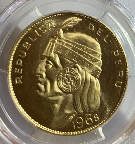 1968 PERU GOLD INCA 50 SOL PCGS MS66 | eBay