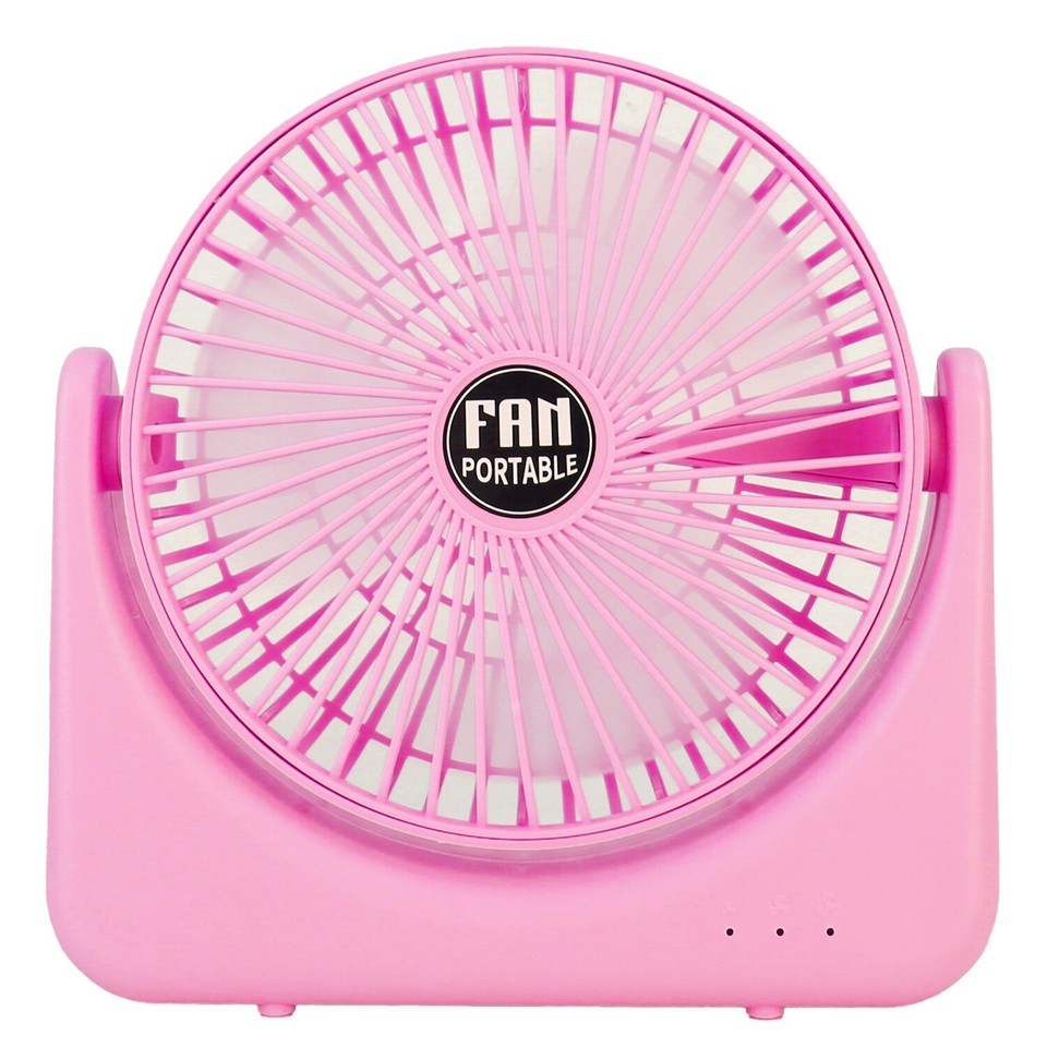 Portable USB Powered 6.5" Desk Fan 2/3 Speeds Tilt Quiet Desktop ...