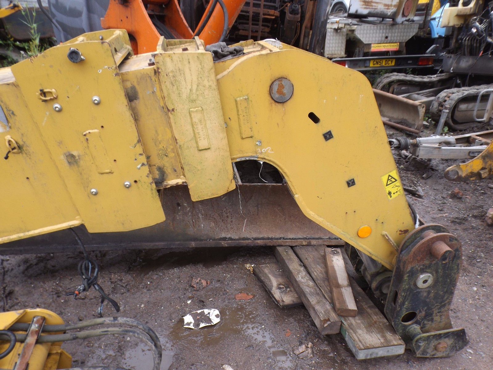 Caterpillar Telehandler Twin Extension Complete Boom Arm & Carriage ...