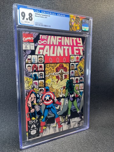 Marvel Comics: The Infinity Gauntlet #2 (1991) CGC 9.8 (Custom Thanos Label) | eBay UK