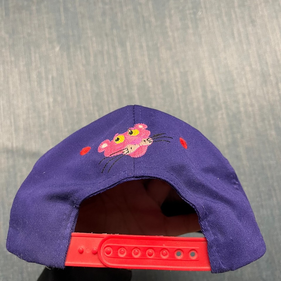 Pink Panther Unisex Cap Size Adjustable Purple Red Retro Cartoon Gift ...