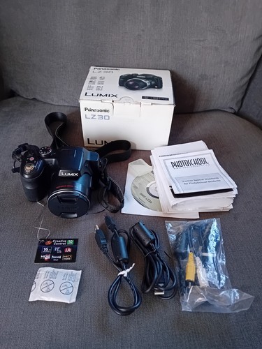 Panasonic LUMIX DMC-LZ30 16MP 35x Optical Zoom Black Digital Camera ...