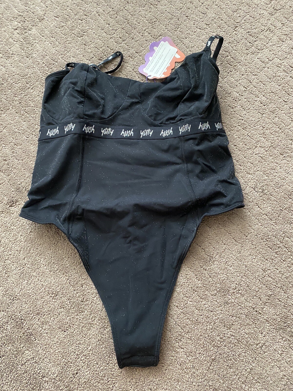 Yitty Spotlight Shaping Denny Cup Dawn Bodysuit Shimmered Iconic Black ...