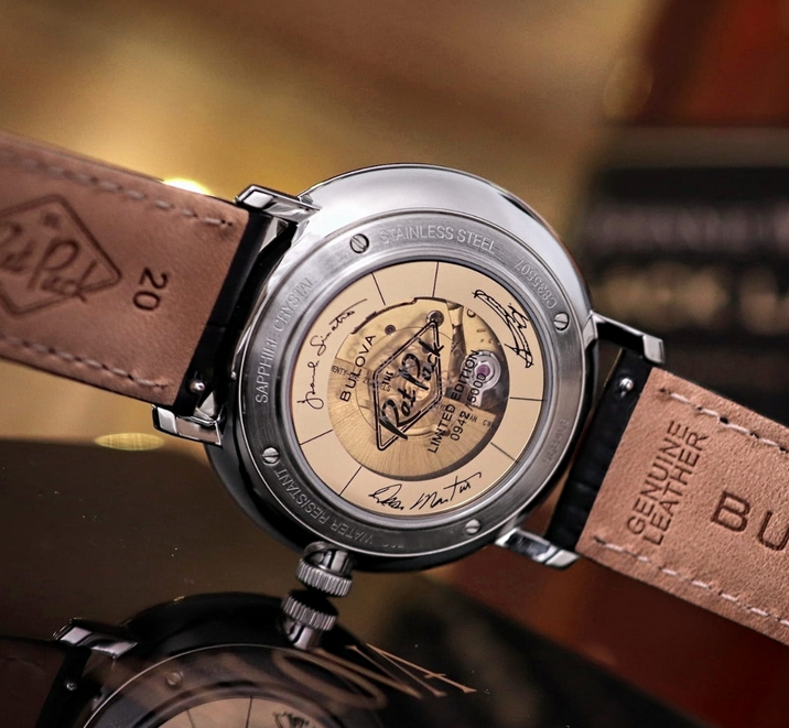 Bulova Frank Sinatra Automatic Rat Pack Limited Black Dial Men's Watch ...