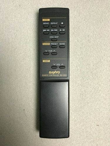 (OEM) Sanyo Audio System Remote Control RB-X303 - Tested & Working | eBay