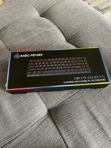 Magic Refiner MK14 RGB Gaming Keyboard With Blue Switches. NEW BOXED ...