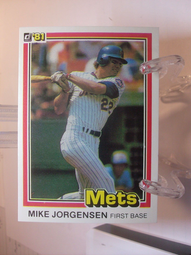 1981 Donruss Baseball Card #274 - Mike Jorgensen - New York Mets (98140 ...