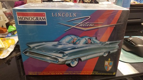 MONOGRAM LINCOLN FUTURA MODEL KIT VINTAGE 1/25 SCALE NIB | eBay