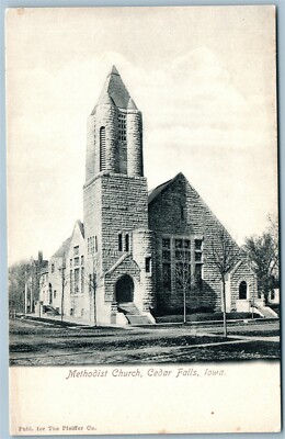 CEDAR FALLS IA METHODIST CHURCH ANTIQUE POSTCARD | eBay
