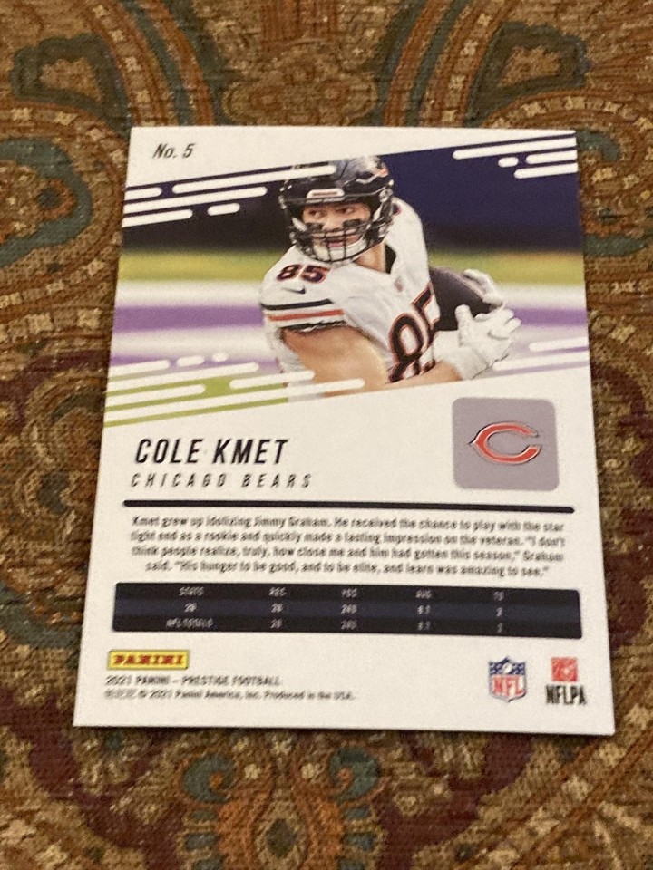 2021 Panini Prestige #5 Cole Kmet | eBay