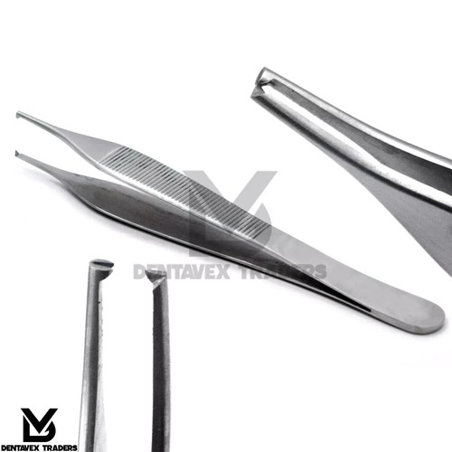 Surgical Micro Adson Forceps 1x2 Teeth – Stainless Steel Dissecting & Dressing | eBay