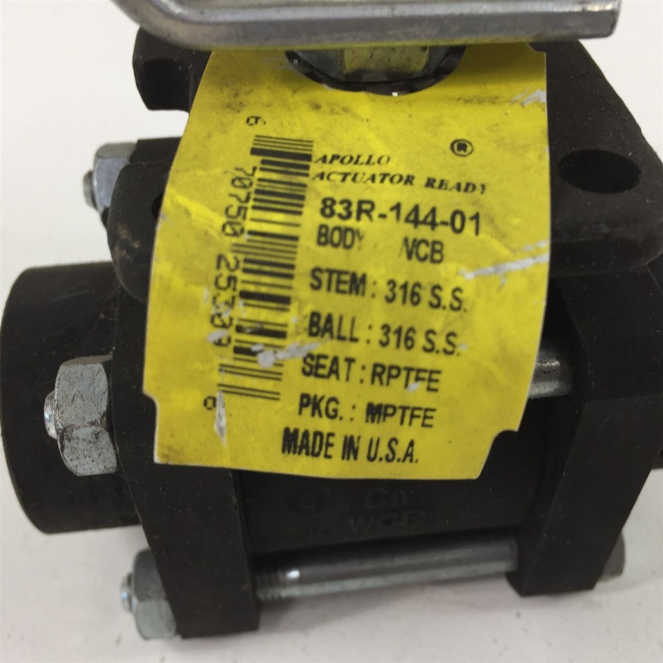 Apollo Valve 83R-144-01 WCB 3/4" NPT Ball Valve | eBay