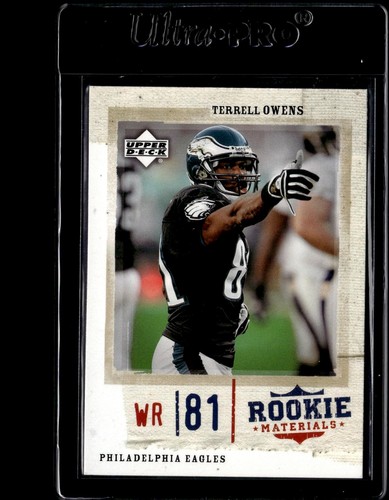 2005 Upper Deck Rookie Materials #67 Terrell Owens | eBay