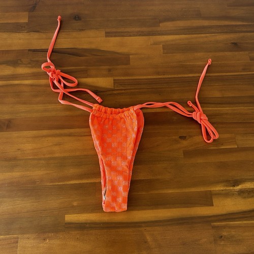 Sparkly Orange Micro Coverage Bikini Bottom | eBay