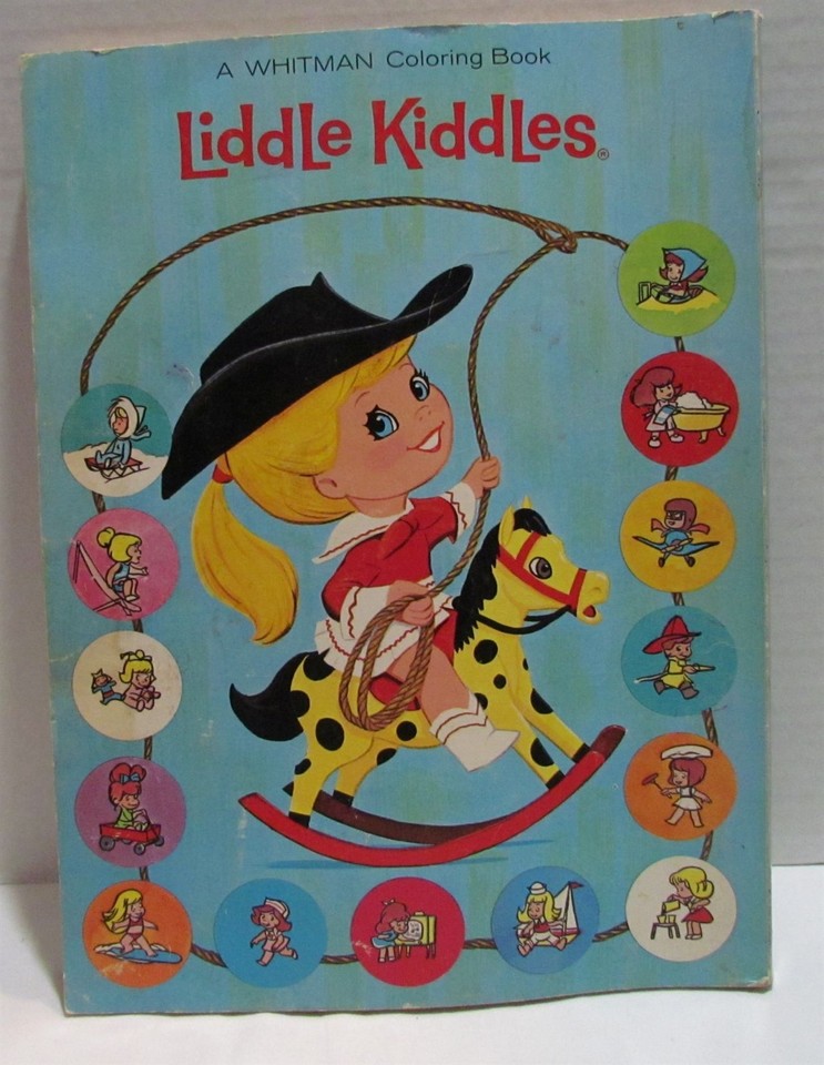 1968 Whitman Liddle Kiddles Coloring Book | eBay
