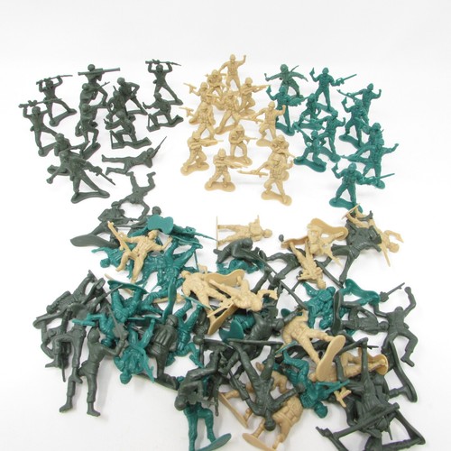 Toy Soldiers Lot of 89 Multicolored Plastic Green Brown Small | eBay
