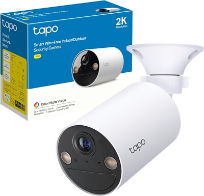 Tapo TC82 2K Rechargeable Battery Camera,Indoor & Outdoor CCTV for Home ...