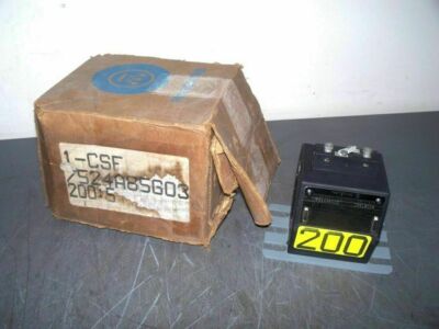 WESTINGHOUSE 200:5 RATIO 0.6KV CURRENT TRANSFORMER 7524A85G03 *NIB* | eBay