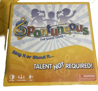 Spontuneous The Song Game Night - Yellow Family -Brand new 793573799425 ...