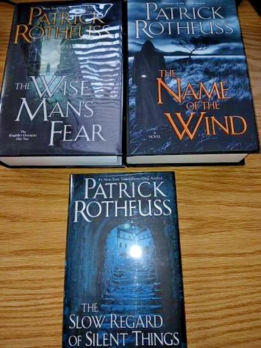 PATRICK ROTHFUSS 3 Hardcovers & DJ 1st Editions, The Wise Man's Fear is ...
