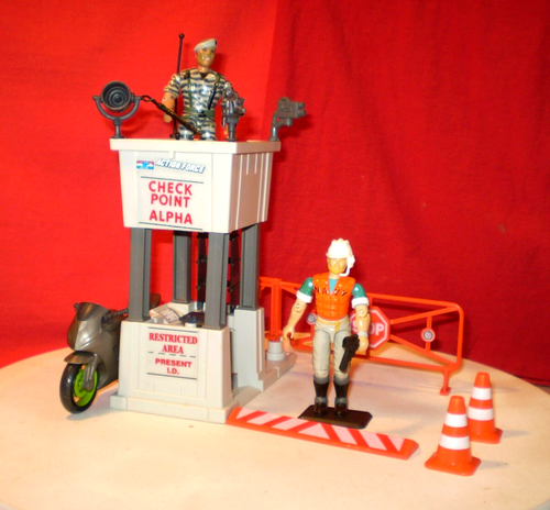 1985 GI JOE CHECK POINT ALPHA 100% Complete+ TEAM & MOTORCYCLE ARAH ...