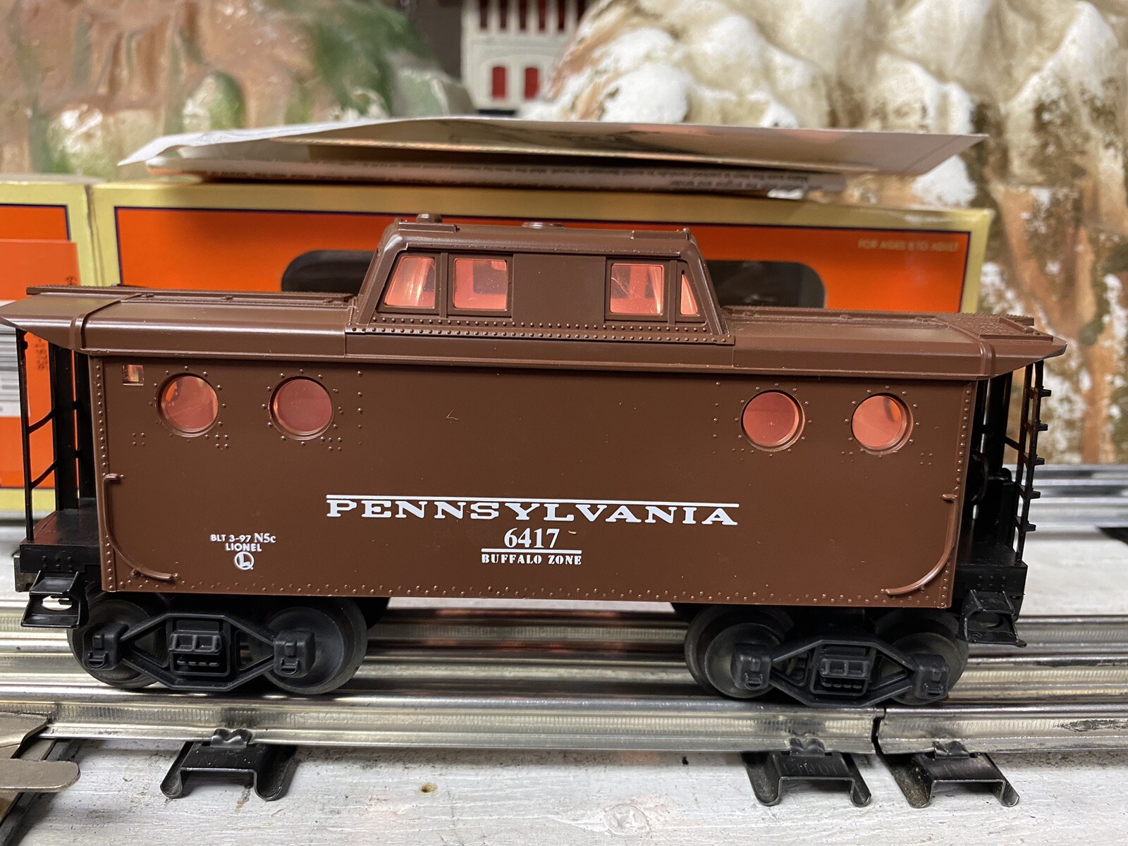 Lionel PRR N5c Illuminated Caboose LN / Box | eBay