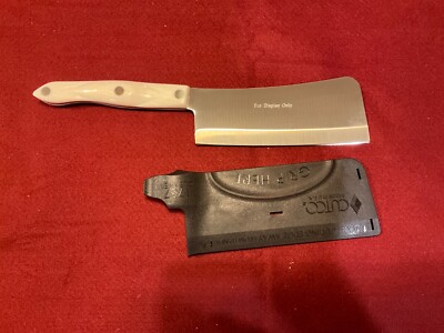 Cutco Cleaver 1737 Pearl Engraved “for display only” FREE and FAST ...