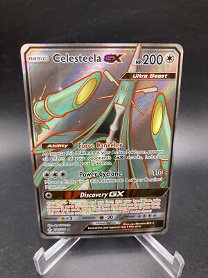 Celesteela GX 208/214 Full Art Ultra Rare Holo Pokemon Card Near Mint ...