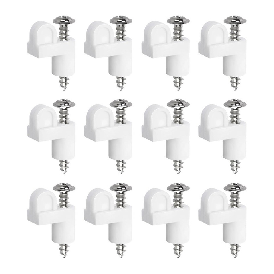 Window Screen Clips 38 Inch Offset Plastic Holder with Screws Set of 12 ...