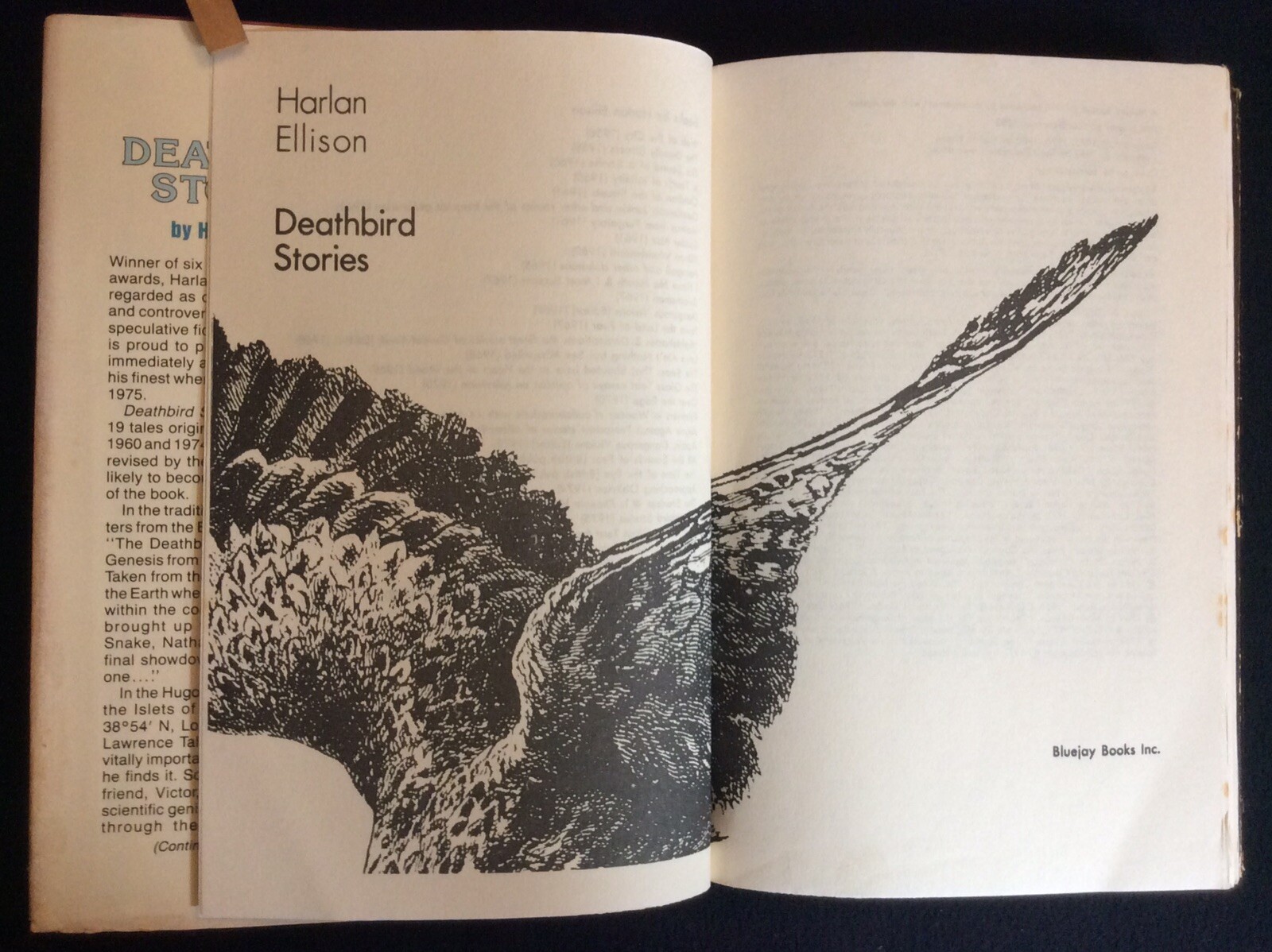 Harlan Ellison SIGNED 2x Fantasy & Science Fiction + Deathbird Stories ...