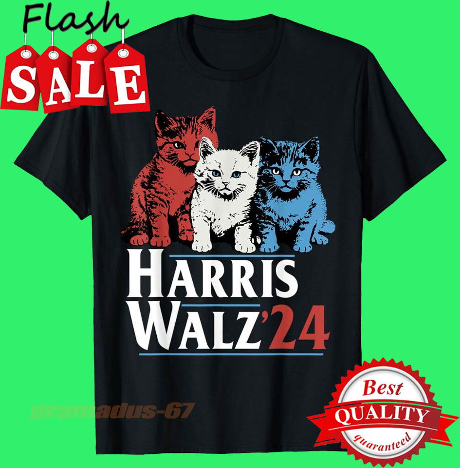 Three Cats Harris Waltz Walz 2024 Kamala Harris Tim W… - Gem