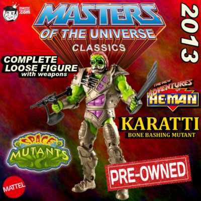 Pre Owned KARATTI Masters of the Universe Classics MATTEL Space Mutants ...