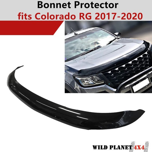Bonnet Protector Hood Guard fits Holden Colorado 2017-2020 Black Tinted ...