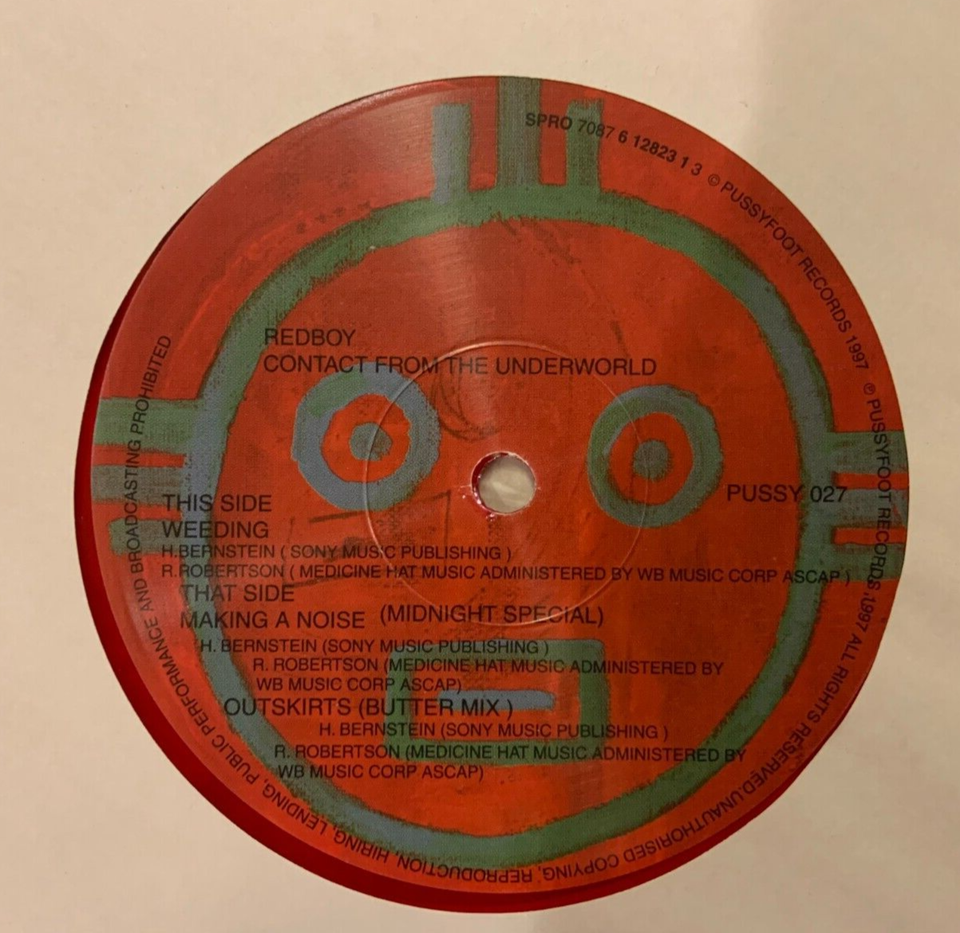REDBOY Contact From The Underworld (1998) 12" Colored Vinyl PUSSY 027 unplayed | eBay