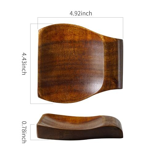 Acacia Wood Spoon Rest Spoon Holder for Stove Top Utensil Holder for ...