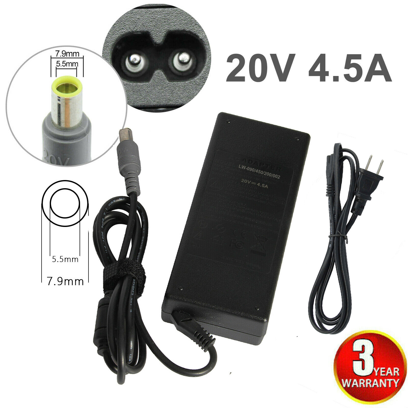 For Lenovo ThinkPad IBM T530 T430 T520 T420s T420 AC Charger Power ...