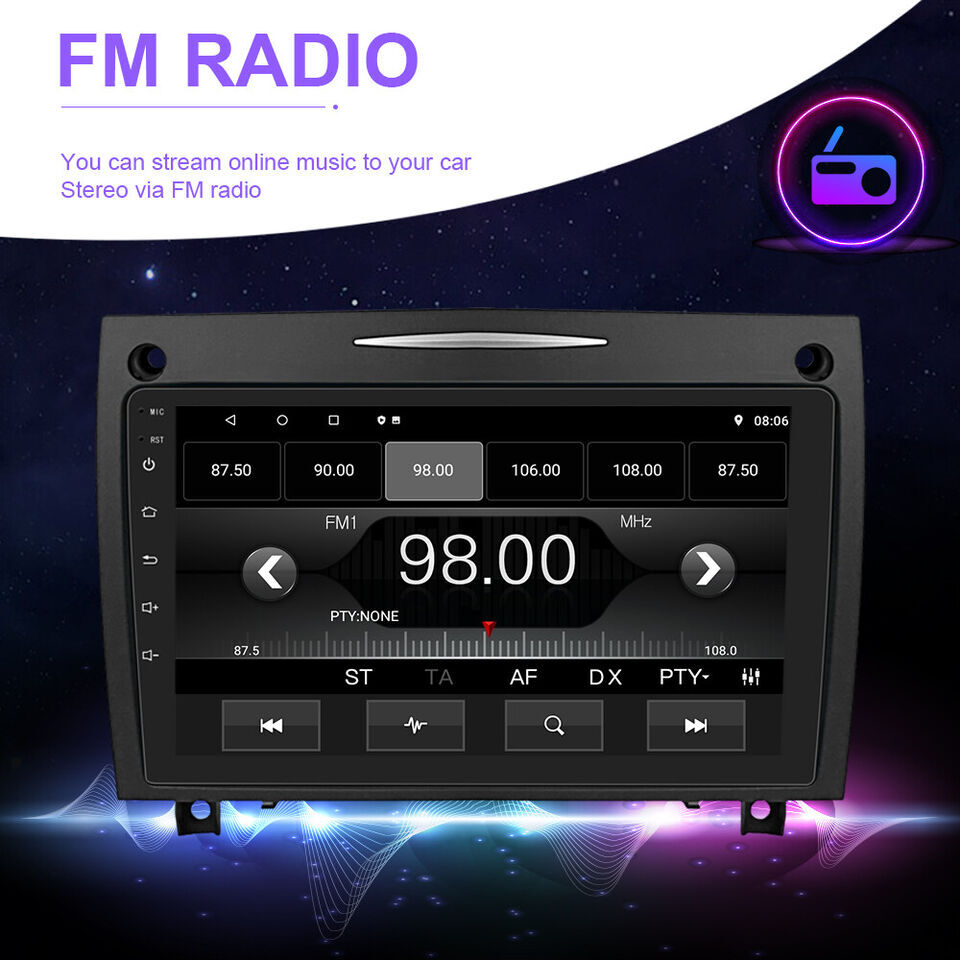 FOR MERCEDES BENZ SLK-R171 SLK350 CAR GPS NAVI 9" RADIO STEREO CARPLAY ...