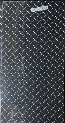 (5) Diamond Plate Tread Brite Aluminum 12" x 24" .025 Gauge Chrome ...