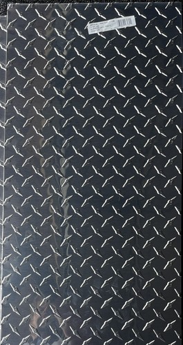 (5) Diamond Plate Tread Brite Aluminum 12" x 24" .025 Gauge Chrome ...