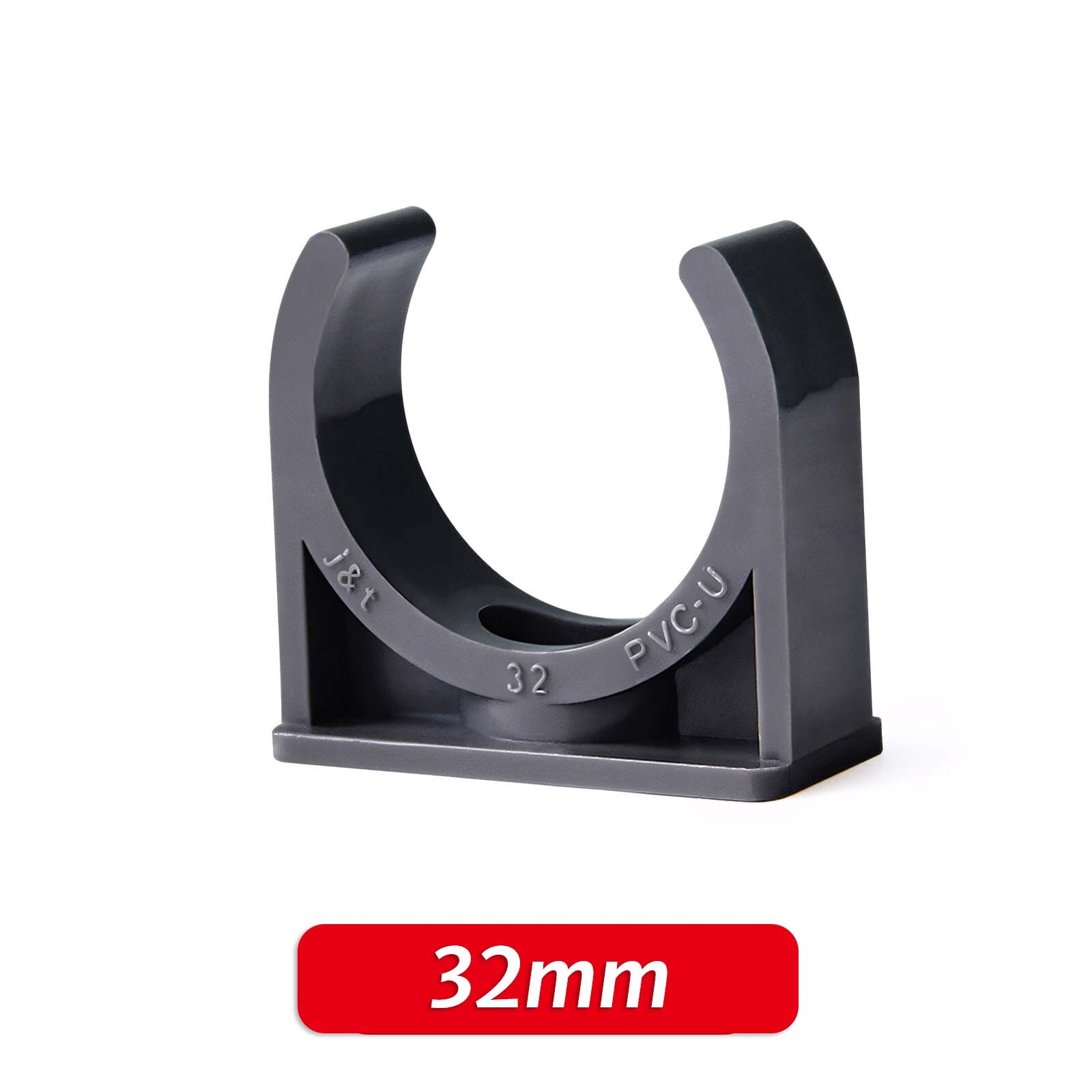 PVC Water Tube Pipe Hose Clips Clamp Holders 20-50mm Open Pipe Clip ...