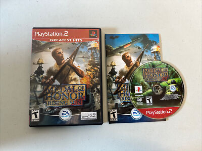 Medal of Honor Rising Sun PS2 Sony Playstation 2 Genuine OEM Authentic ...