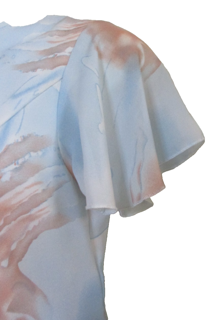 "Amish Mennonite dress 36” bust x 32" Waist x 56" L Spring Blue ...