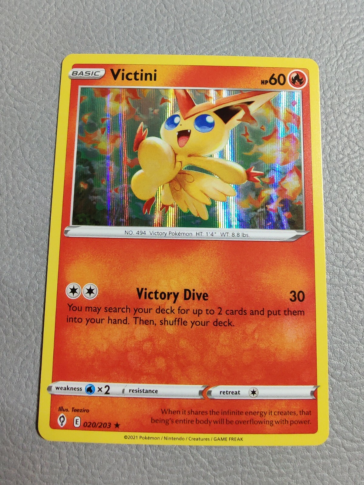 Victini | Holo | MINT | SWSH Evolving Skies 020/203 | Pokemon | eBay
