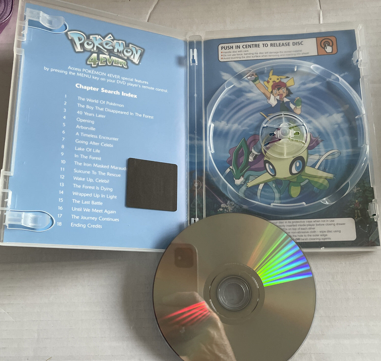 POKÉMON 4 EVER FULL LENGTH MOVIE 2002 GREAT CONDITION 9398521536032 | eBay